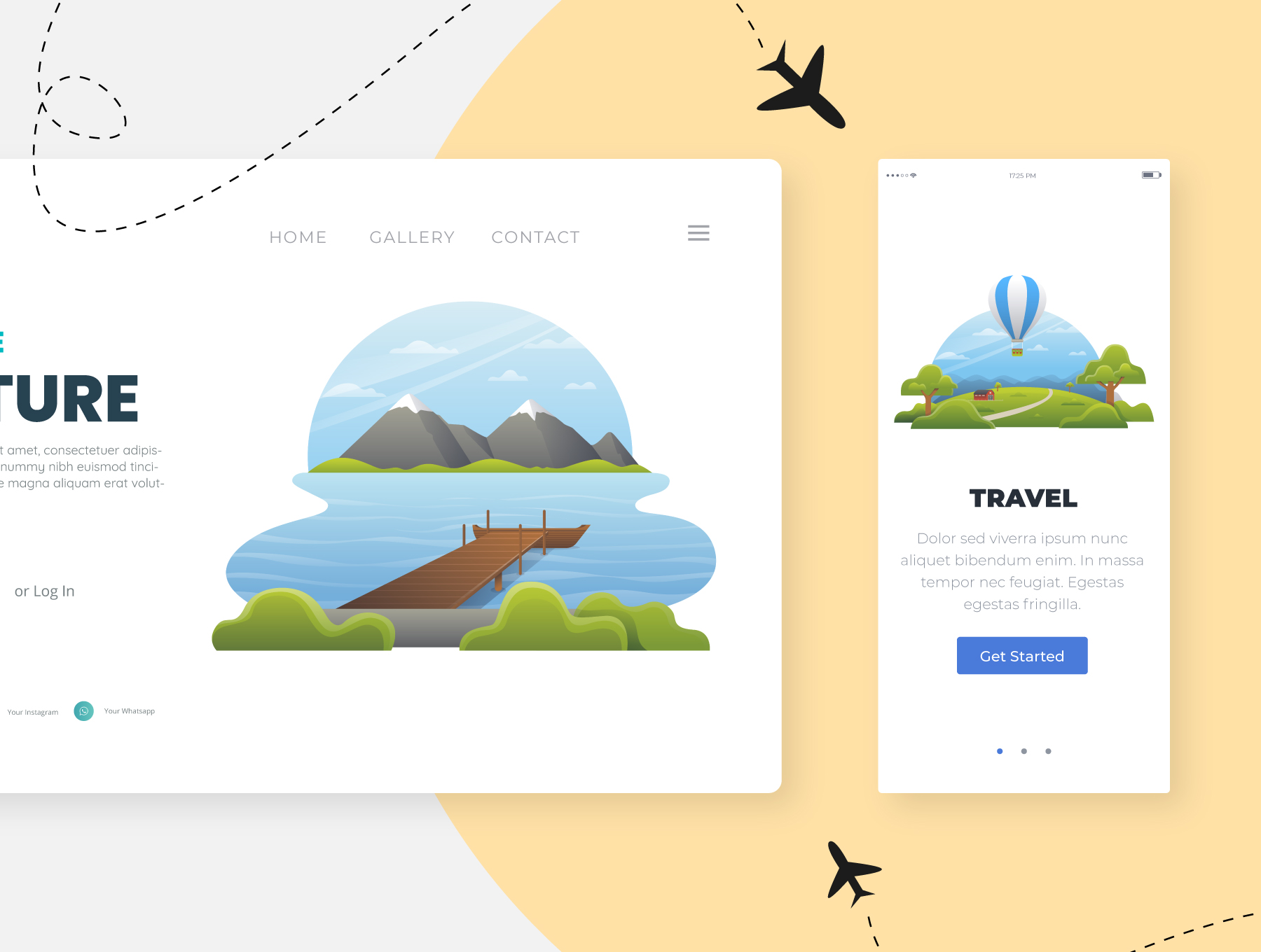 High-Quality SVG Scenery Scapes Illustration Pack